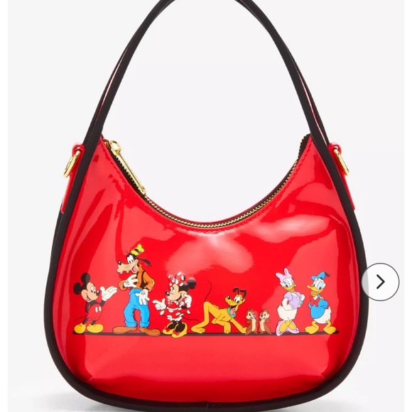 Loungefly | Bags | Loungefly Disney Mickey Mouse Friends Red Vinyl ...